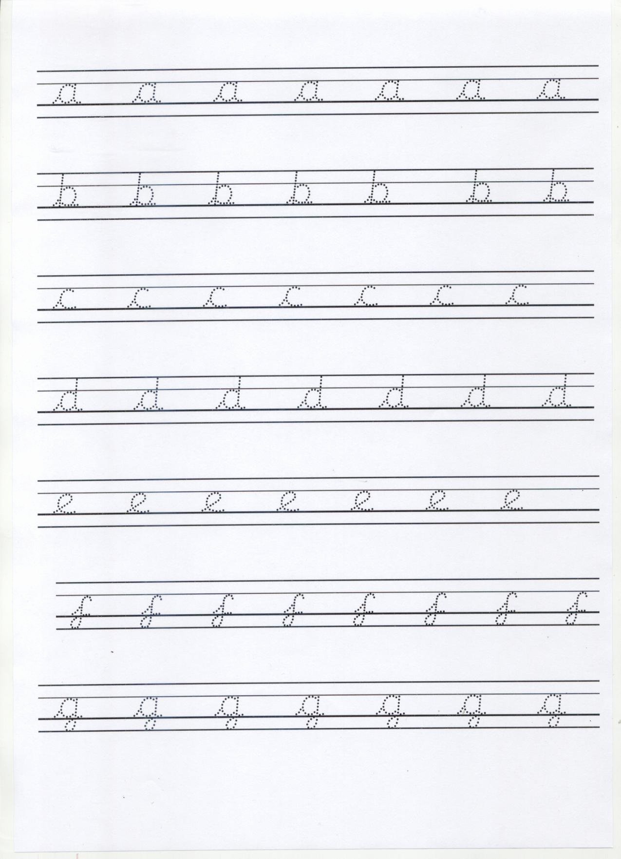 40 Cursive Handwriting Practice Pdf Desalas Template