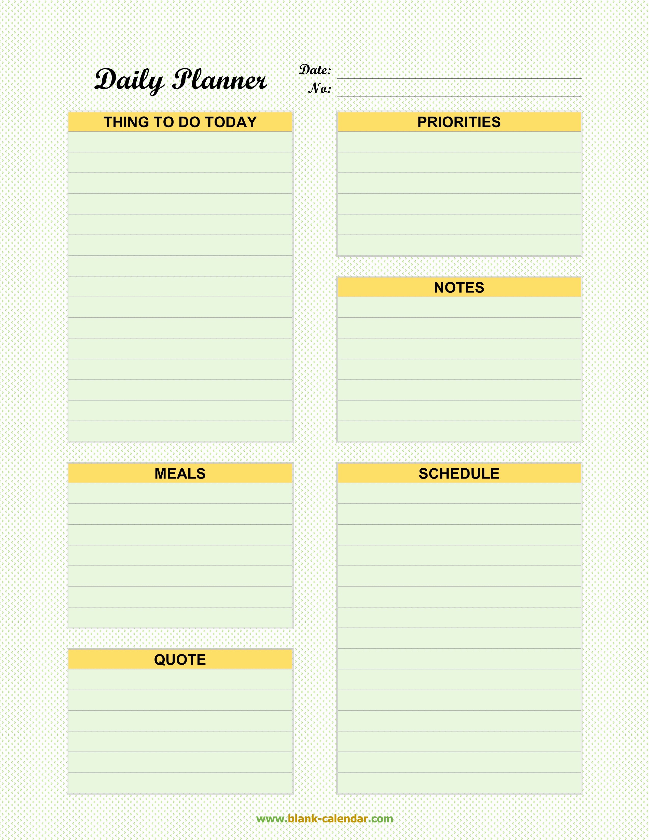 40 Weekly Planner Template Pdf Desalas Template