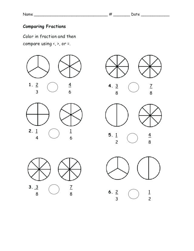 20 Comparing Fractions Third Grade Worksheet Desalas Template 20 Comparing Fractions Third Grade Worksheet Desalas Template