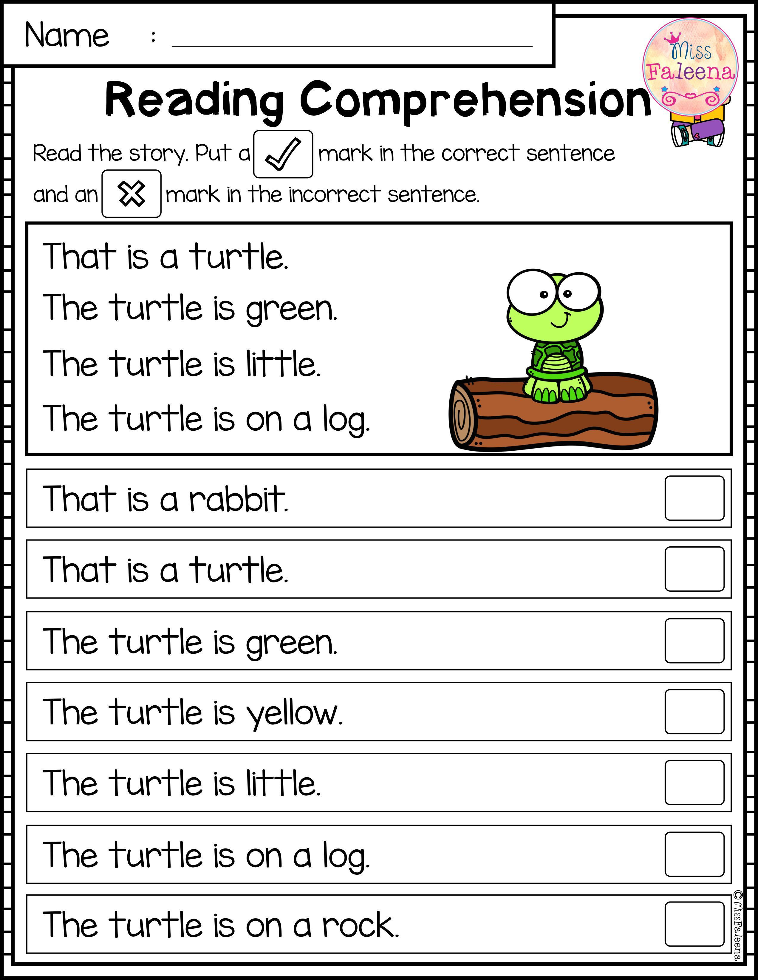 20 Comprehension Worksheets For Kindergarten Desalas Template 20 Comprehension Worksheets For Kindergarten Desalas Template