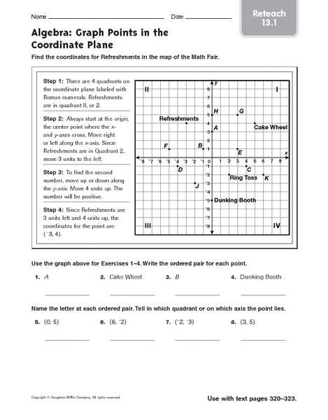 20 Ordered Pairs Worksheet 5th Grade Desalas Template