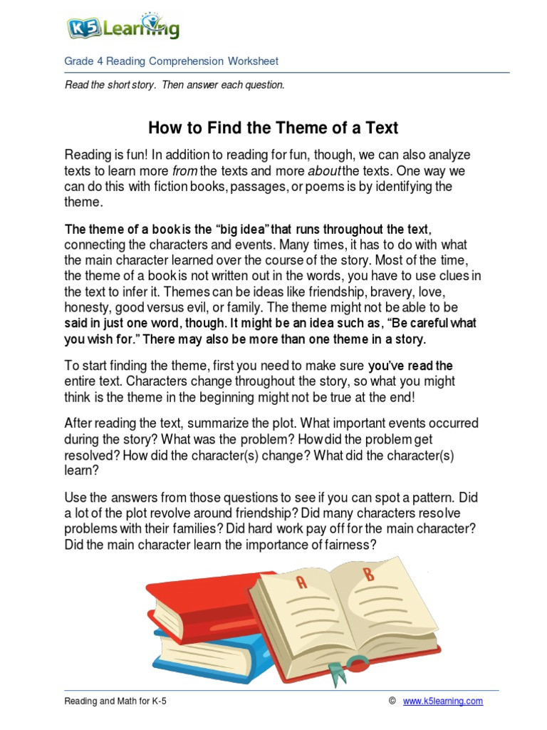 20 Theme Worksheet Grade 4 Desalas Template 20 Theme Worksheet Grade 4 Desalas Template